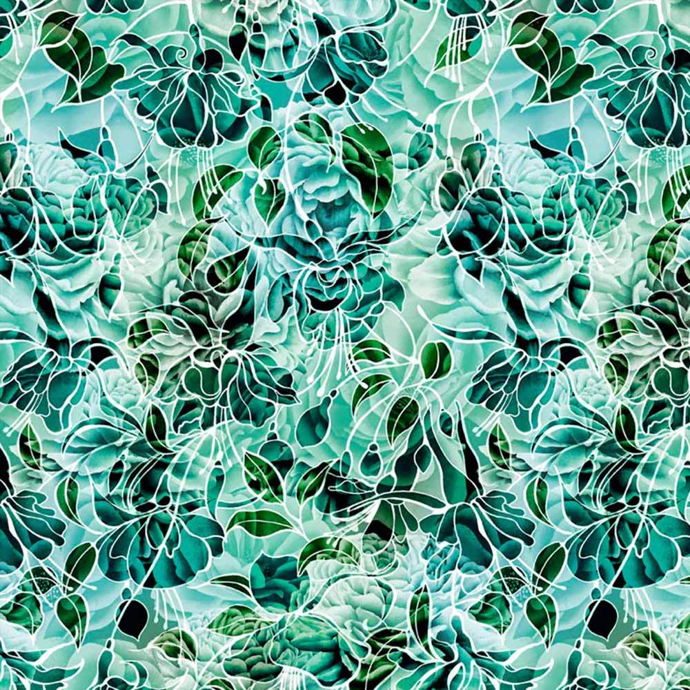 P&B Textiles - Petal Play by BellaSylDesign - Large Floral - Purple - – Keepsake Quilting