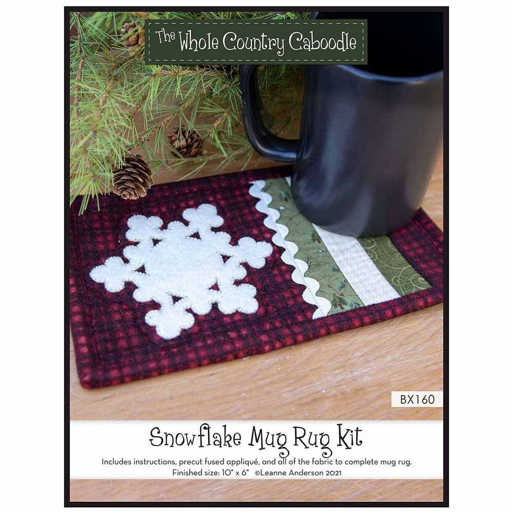 Snowflake Mug Rug Kit – Keepsake Quilting