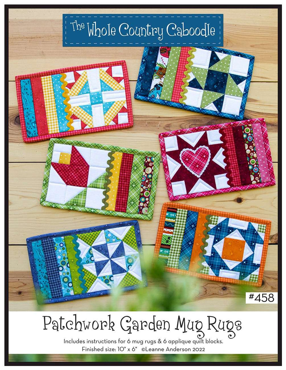 Patchwork Garden Mug Rugs Pattern – Keepsake Quilting