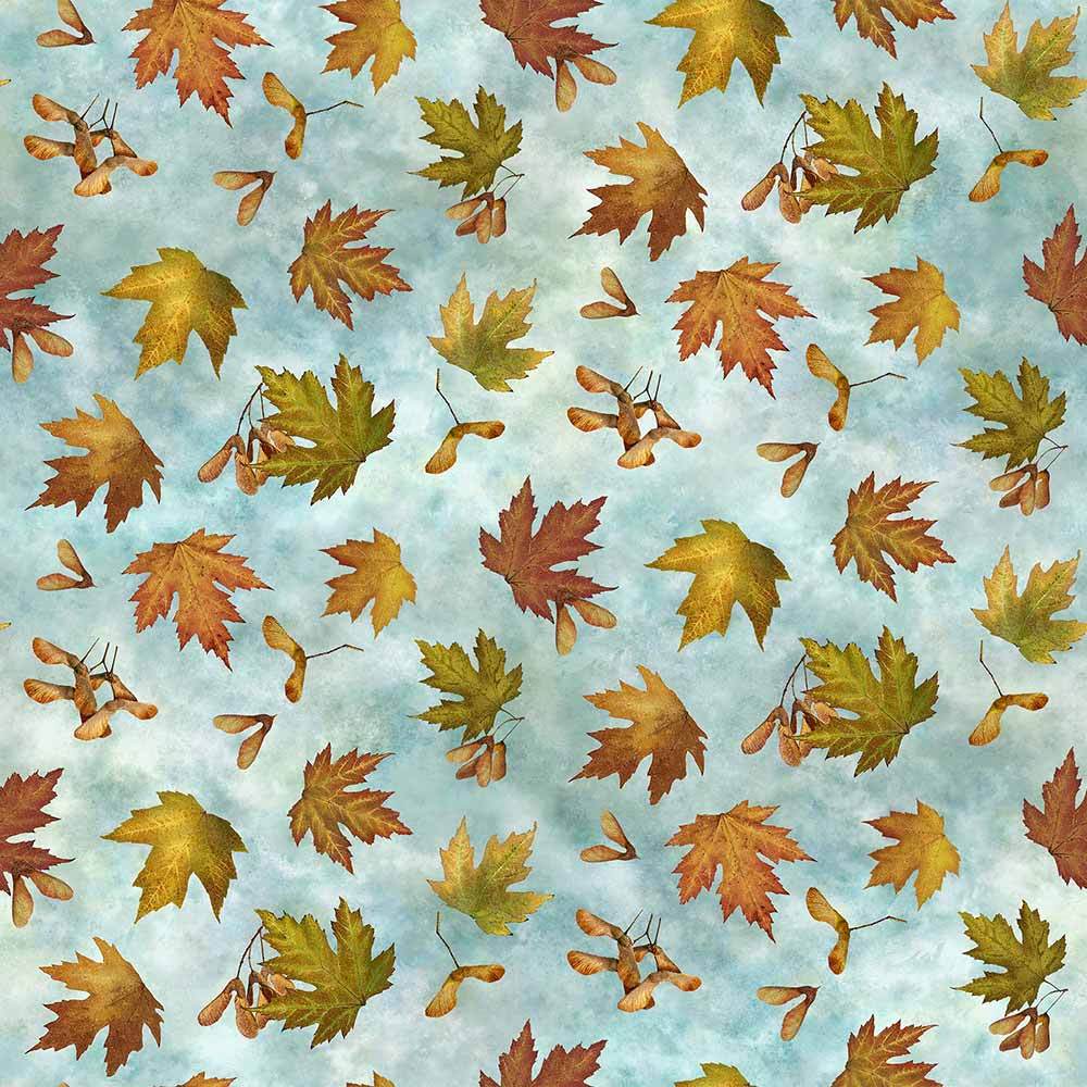 Northcott Fabrics - Autumn Splendor By Linda Ludovico - Falling Leaves ...