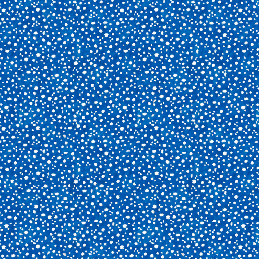 Royal Blue And White Polka Dot Background