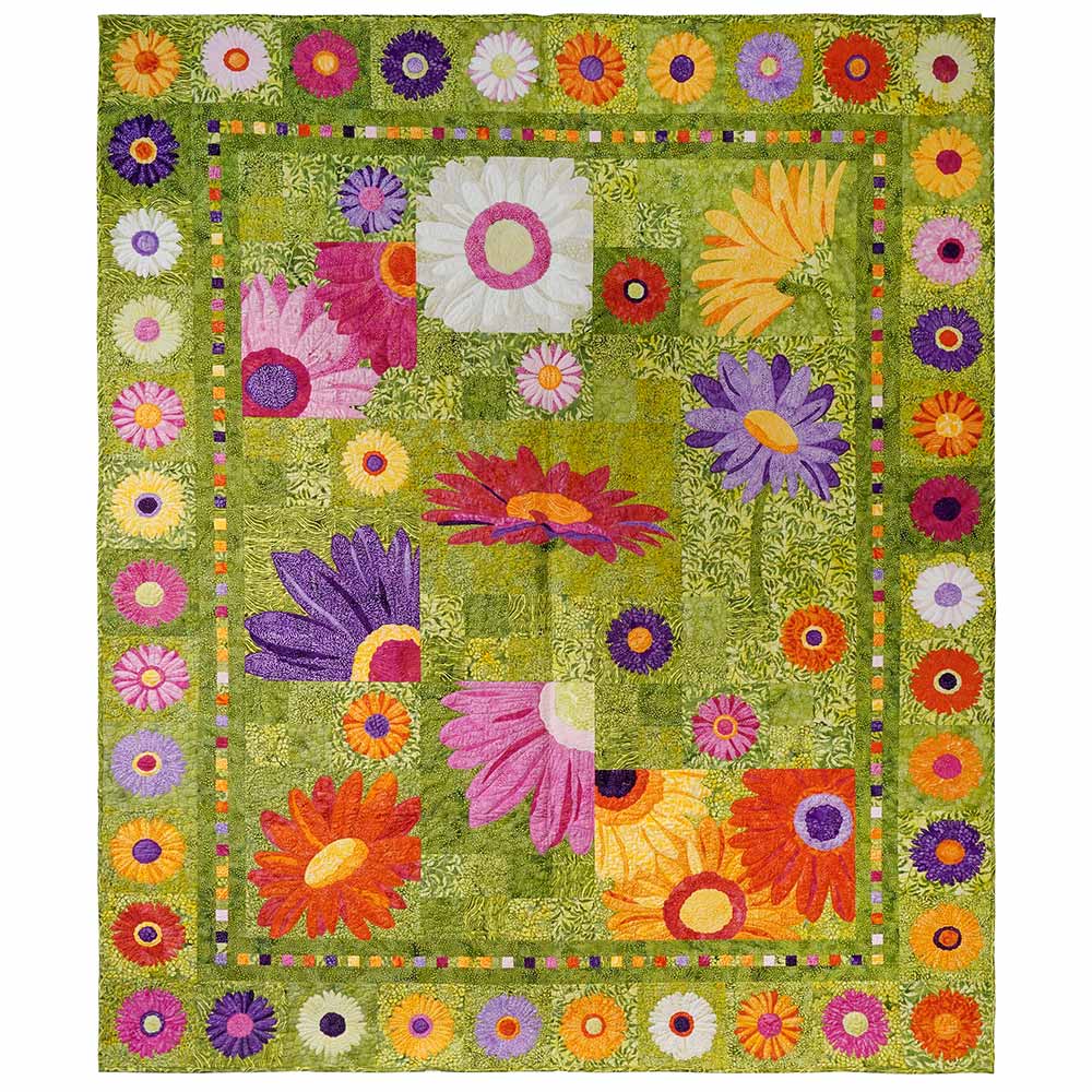 Full Bloom - Barbara Persing and Mary Hoover - Island Batik - Block of ...