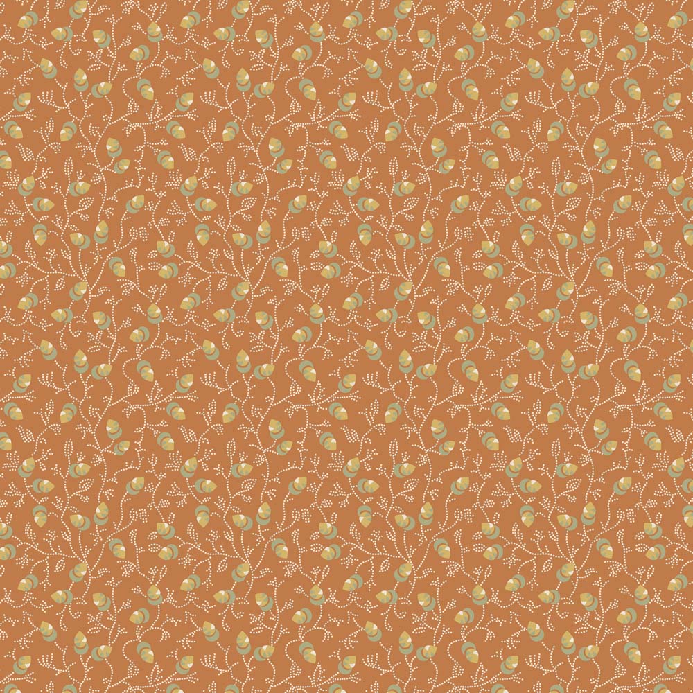 Marcus Fabrics - Front Porch Collection by Dolores Smith - Orange - Ya ...
