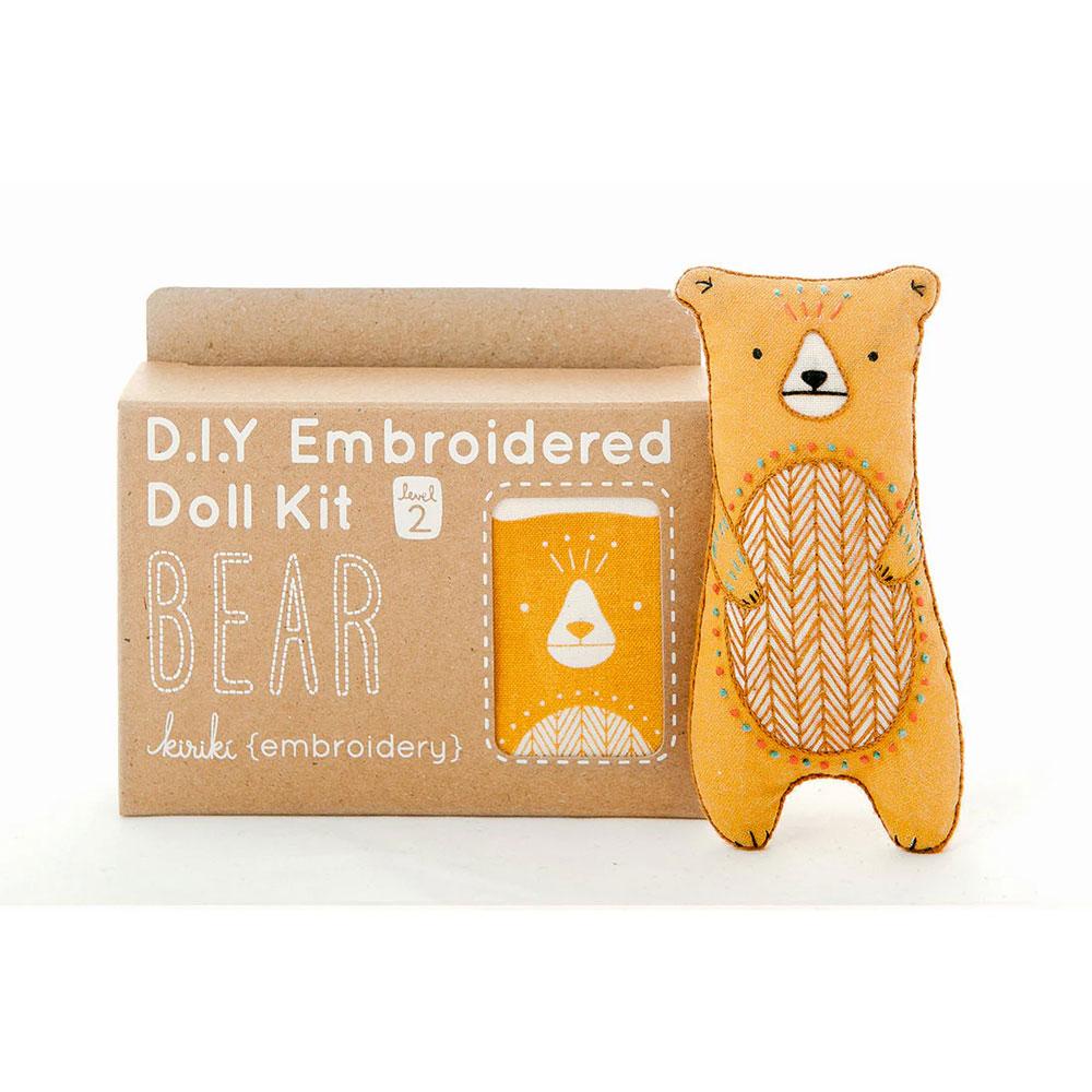 Kiriki Press - Bear - Hand Embroidery Kit – Keepsake Quilting