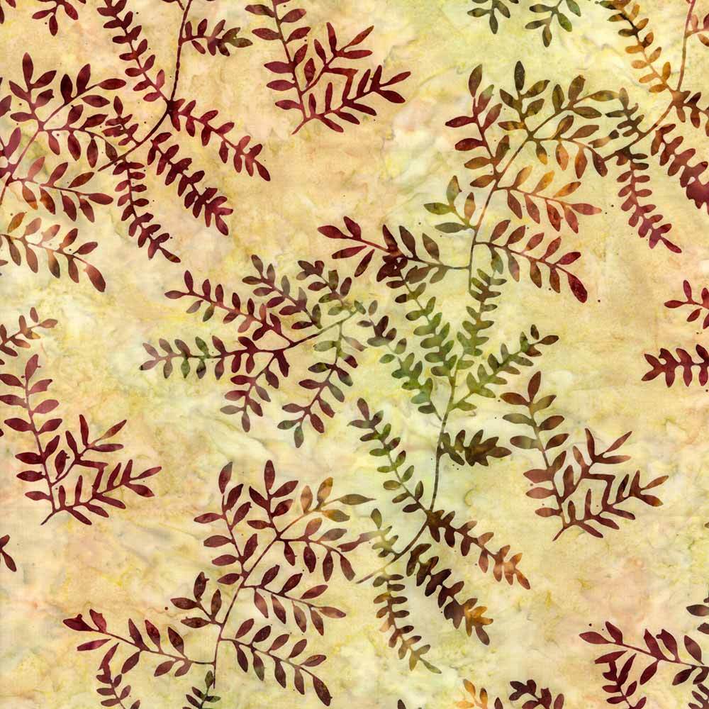 Timeless Treasures - Tonga Batik - Cider Batik - Leaf Vine - Hike - Ya ...