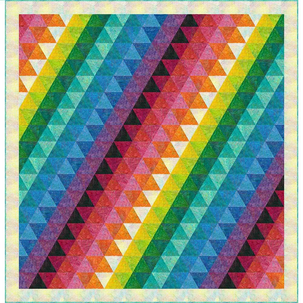 Ocean Waves - Jewel Facets Quilt - Michelle Barker - Jewel Spot Batiks ...