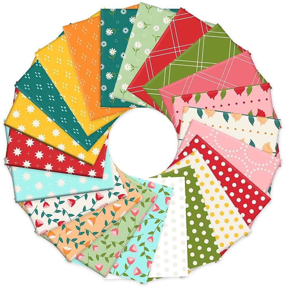 Flora Lee Quilt - Jessica Dayon - The Bright Side - Block of the Month ...