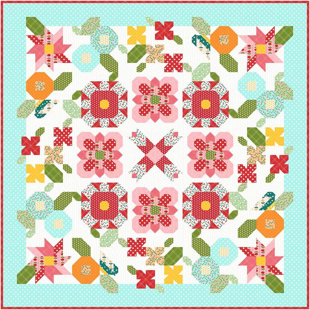 Flora Lee Quilt - Charisma Horton - The Bright Side - Block of the Mon ...