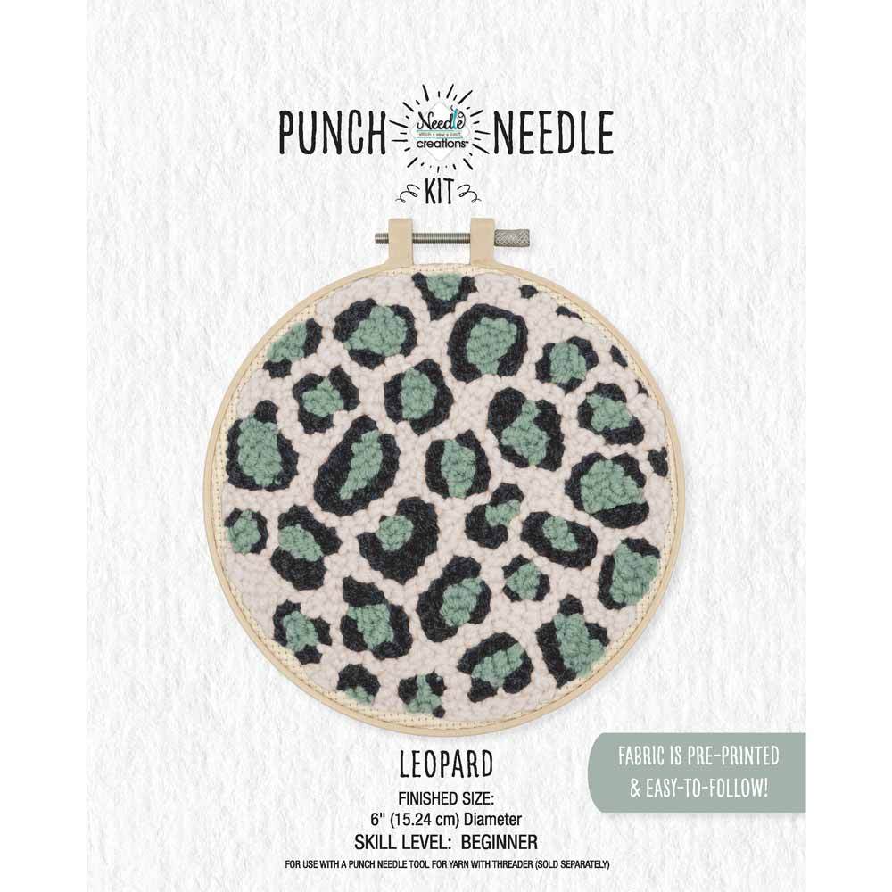 Leopard - 6" Punch Needle Kit – Keepsake Quilting