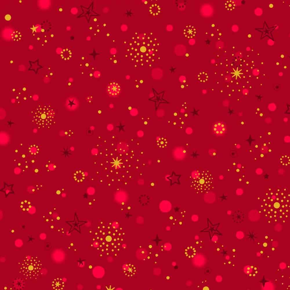 P&B Textiles - Turnowsky Treasures by Turnowsky - Stars & Dots - Red ...