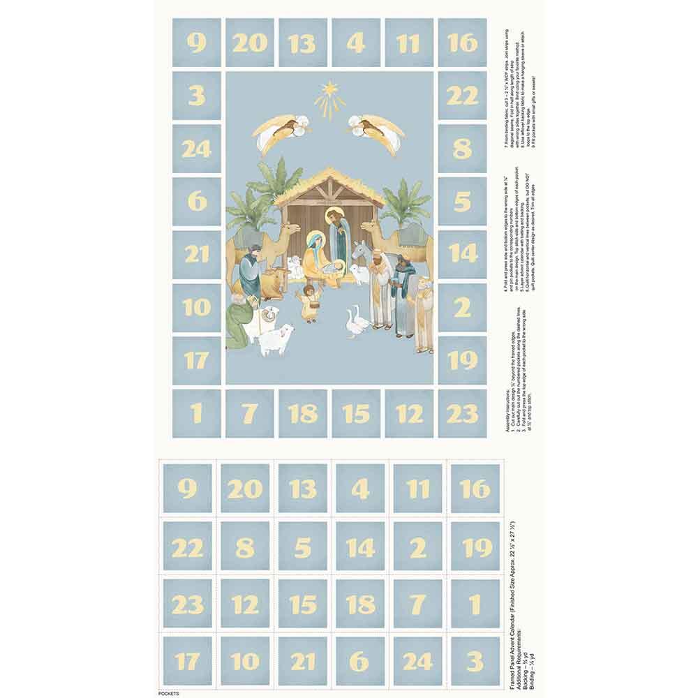 The Nativity - Northcott Studio - Digital - 24" x 43" Advent Panel ...