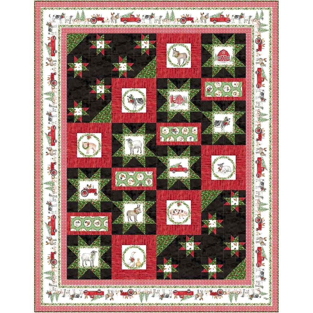 Barnyard Christmas - Dark - Cathey Laird - Barnyard Christmas by Debor ...