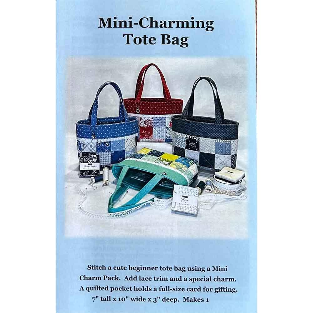 Mini- Charming Tote Bag Pattern - J. Minnis Designs – Keepsake Quilting