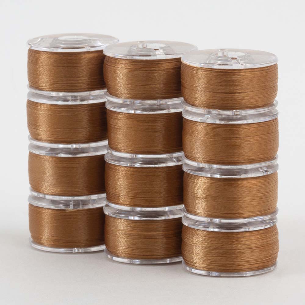 SuperBobs Polyester Bobbin 12pk Class 15 Medium Brown – Keepsake Quilting