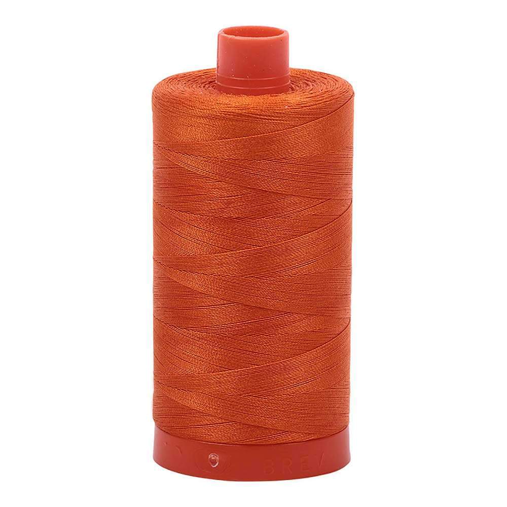 Red Orange 50wt Aurifil 100% Cotton Mako Thread Large Spool 1,422 yard ...