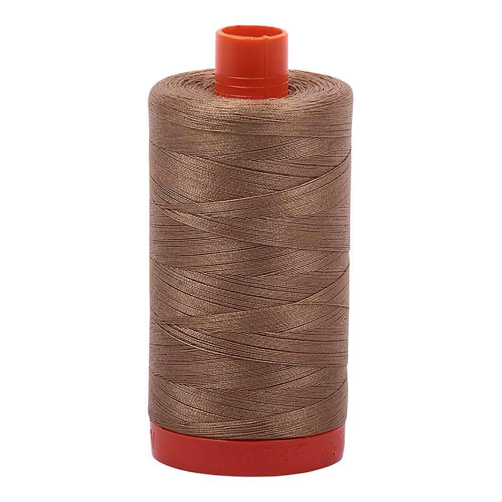 Toast 50wt Aurifil 100% Cotton Mako Thread Large Spool 1,422 yards ...