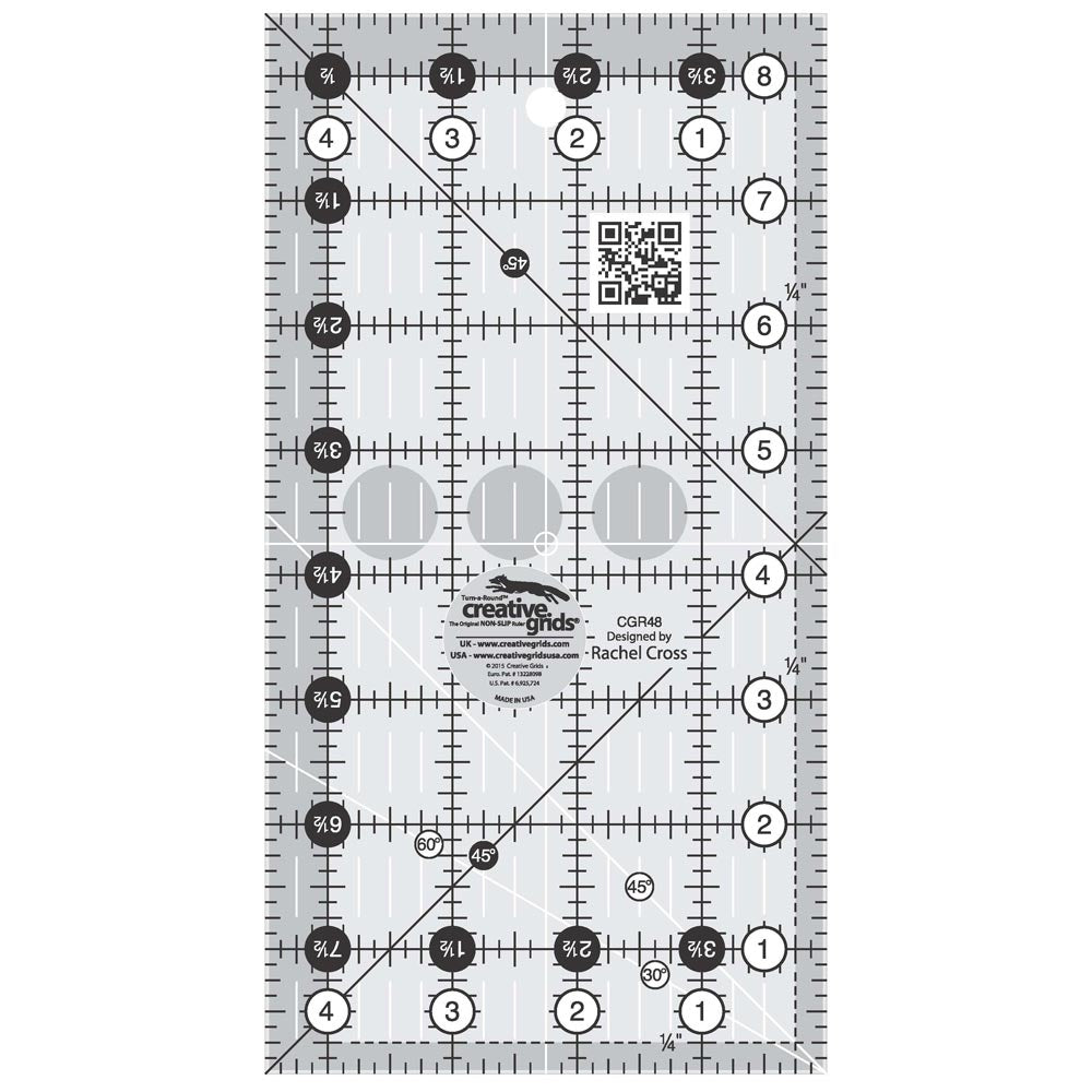 Creative Grids Quilt Ruler 4-1/2in x 8-1/2in – Keepsake Quilting
