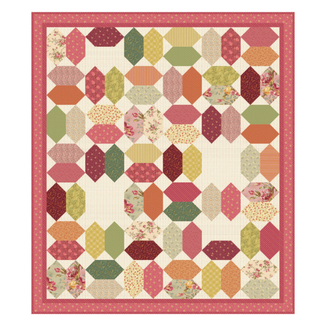 Confetti Quilt Fabric - Lady Tulip Collection - Laundry Basket Quilts ...