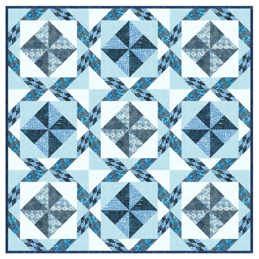 Anthology Fabrics - Ocean Currents Quilt pattern - FREE download ...