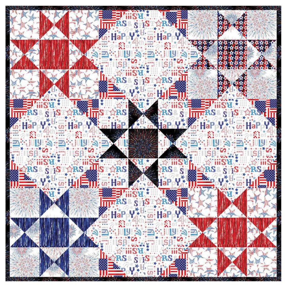 Benartex - Star Spangled Picnic Quilt pattern - FREE download ...