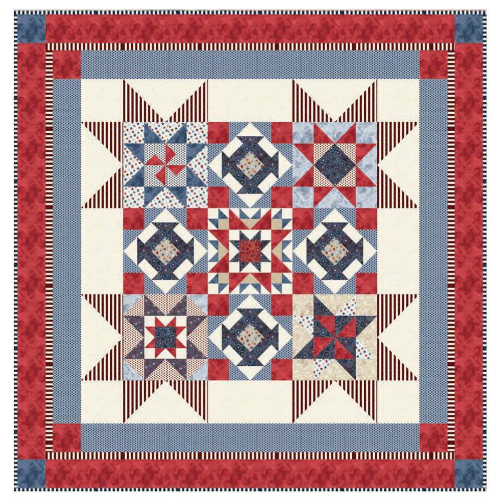 Benartex - American Dream Quilt pattern - FREE download – Keepsake Quilting