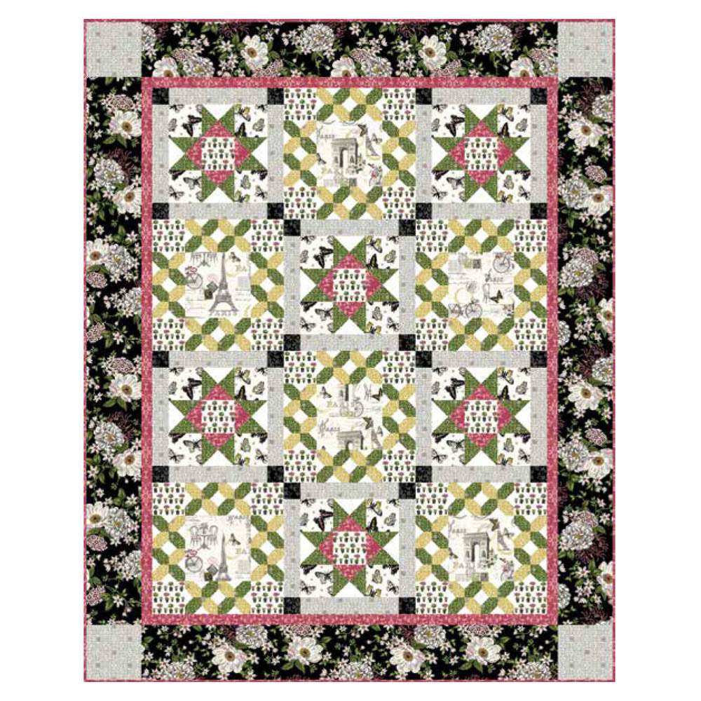 Studio-e - Salon Fluer Quilt pattern - FREE download – Keepsake Quilting