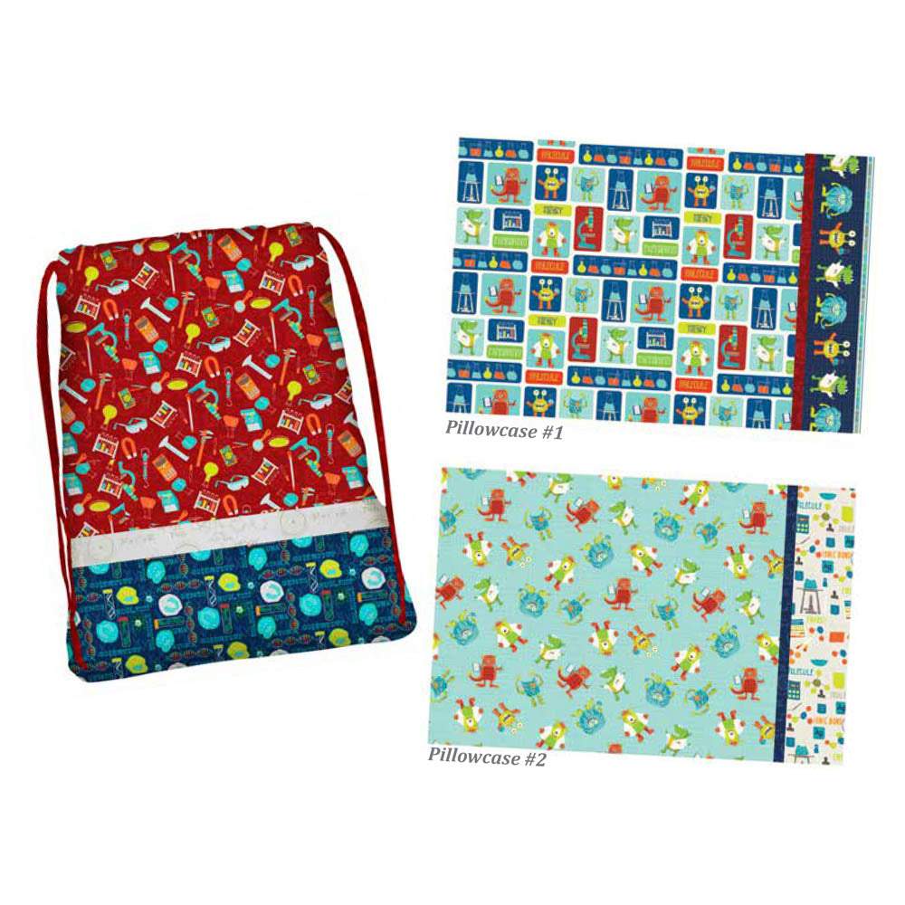 Studio-e - Monster Lab Backpack & Pillowcase pattern - FREE download ...