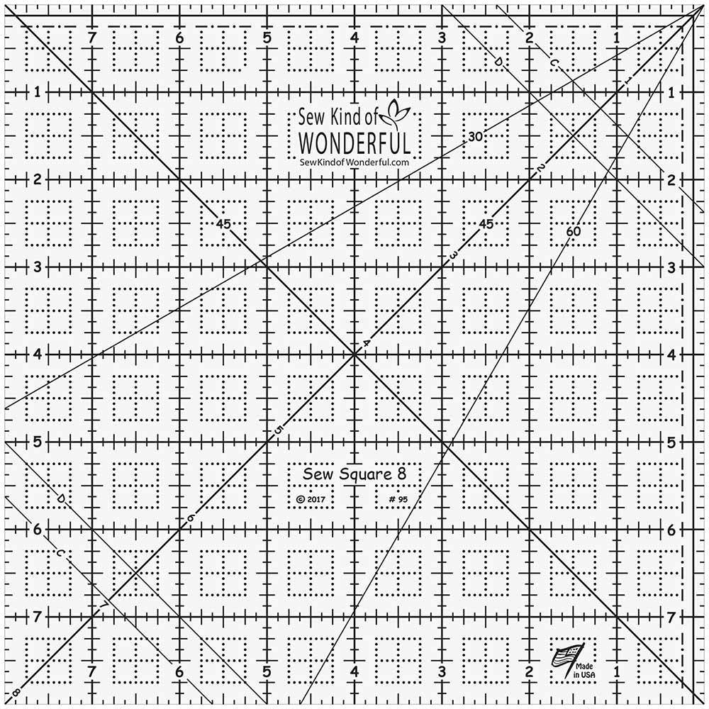 Sew Square 8 Ruler – Keepsake Quilting