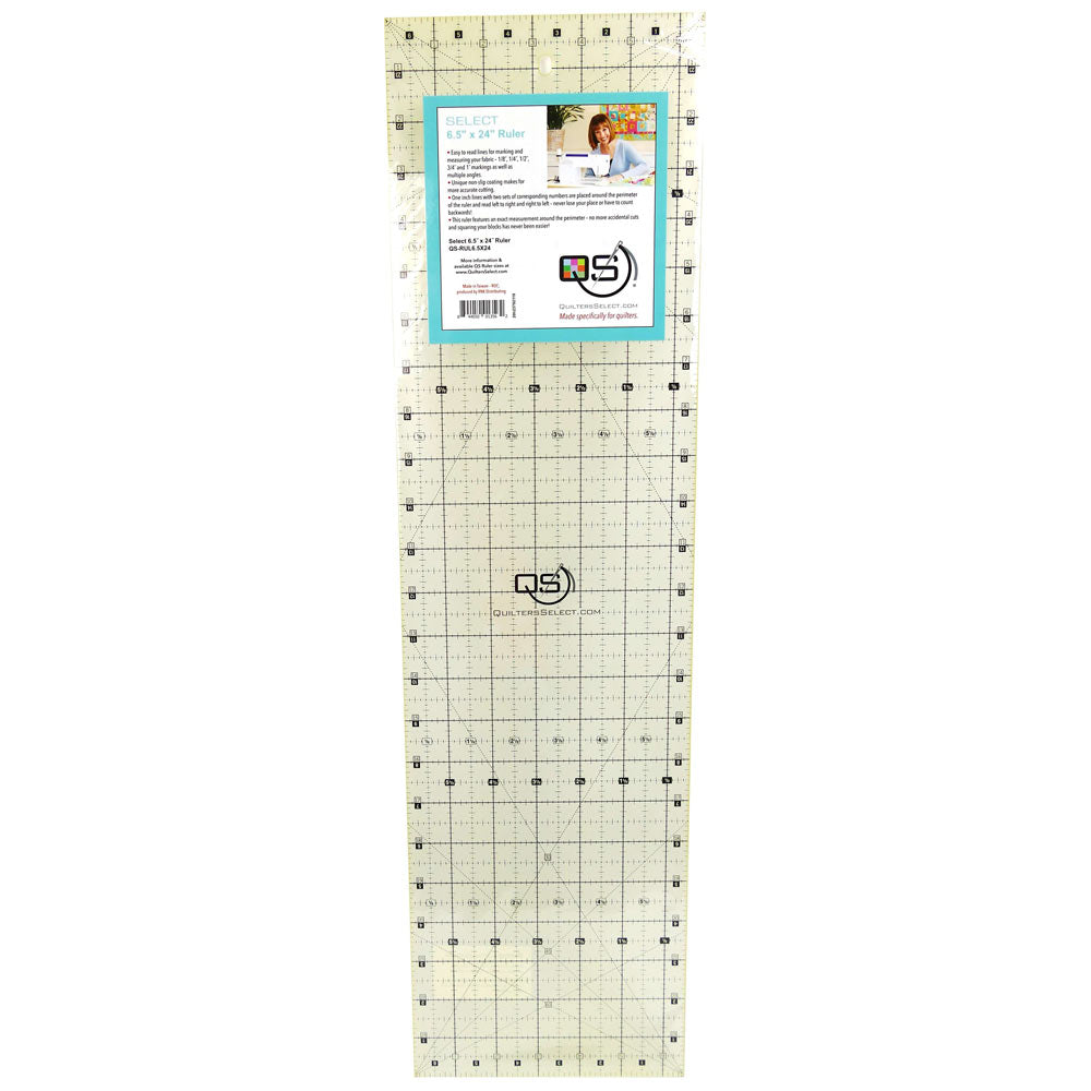 Non-Slip Ruler 6-1/2in x 24in – Keepsake Quilting