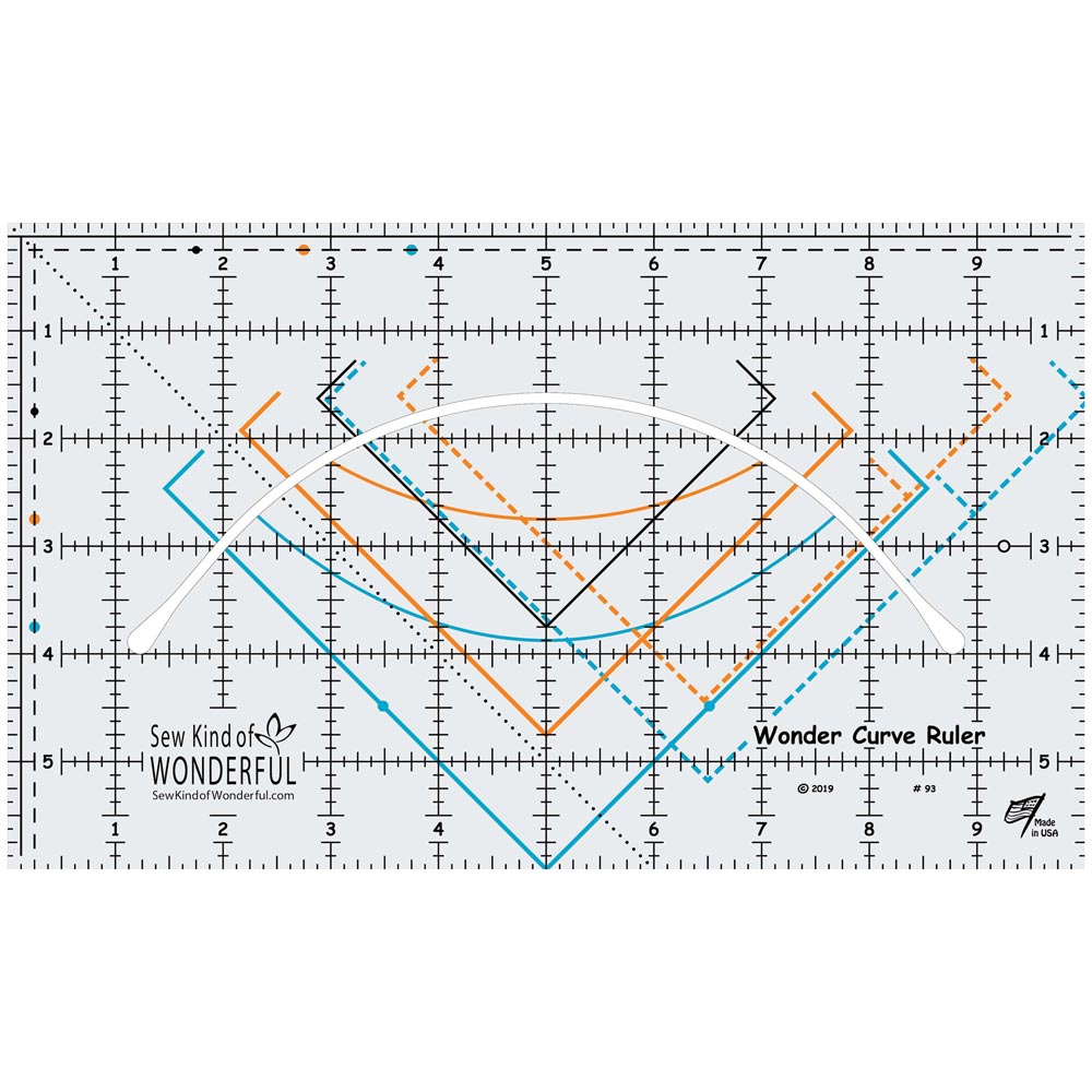 Wonder Curve Ruler – Keepsake Quilting