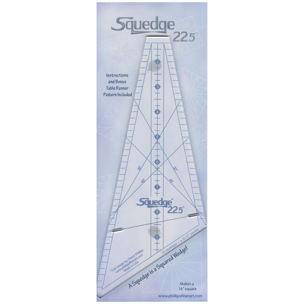 22.5 Degree Squedge Ruler – Keepsake Quilting