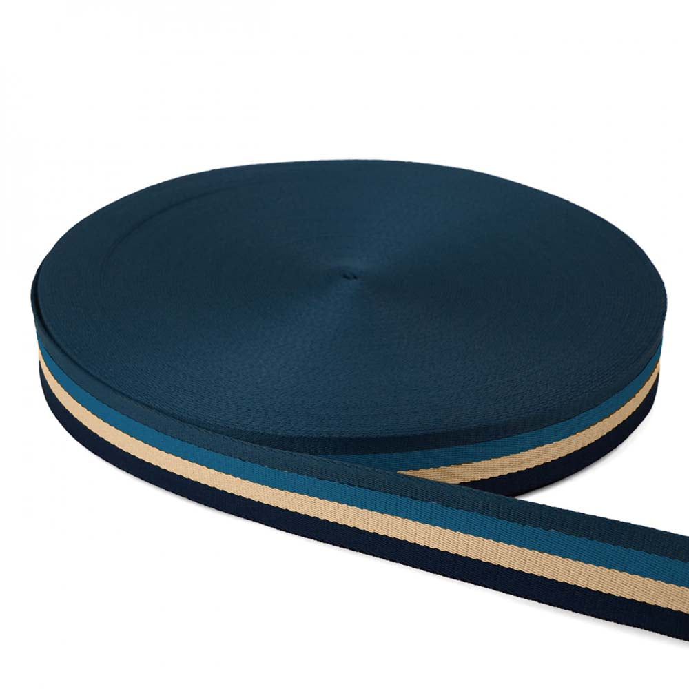 Striped Boathouse Webbing 1-1/2in x 50 yd – Keepsake Quilting