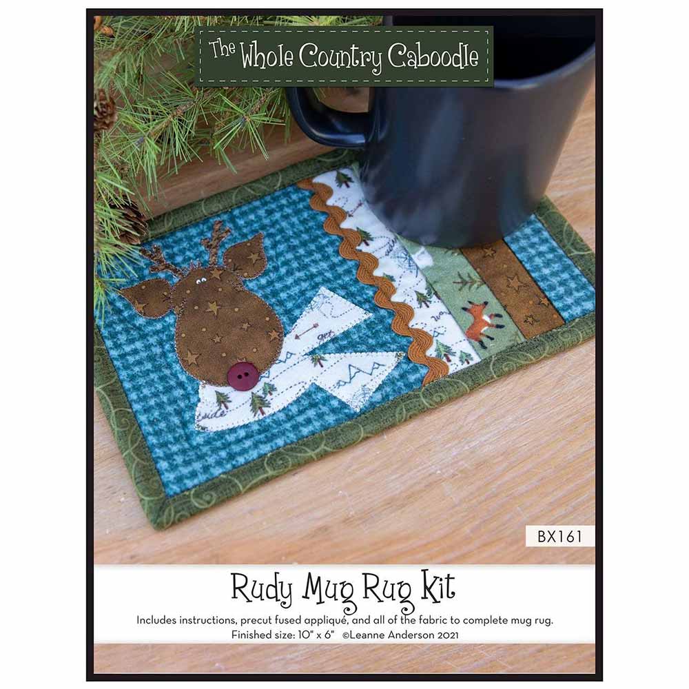 Rudy Mug Rug Kit – Keepsake Quilting