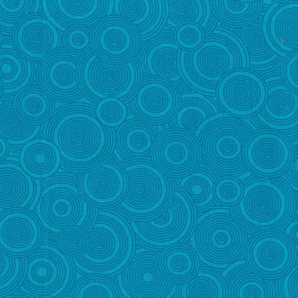 Turquoise Full Circle 108" Fabric By The Yard – Keepsake Quilting