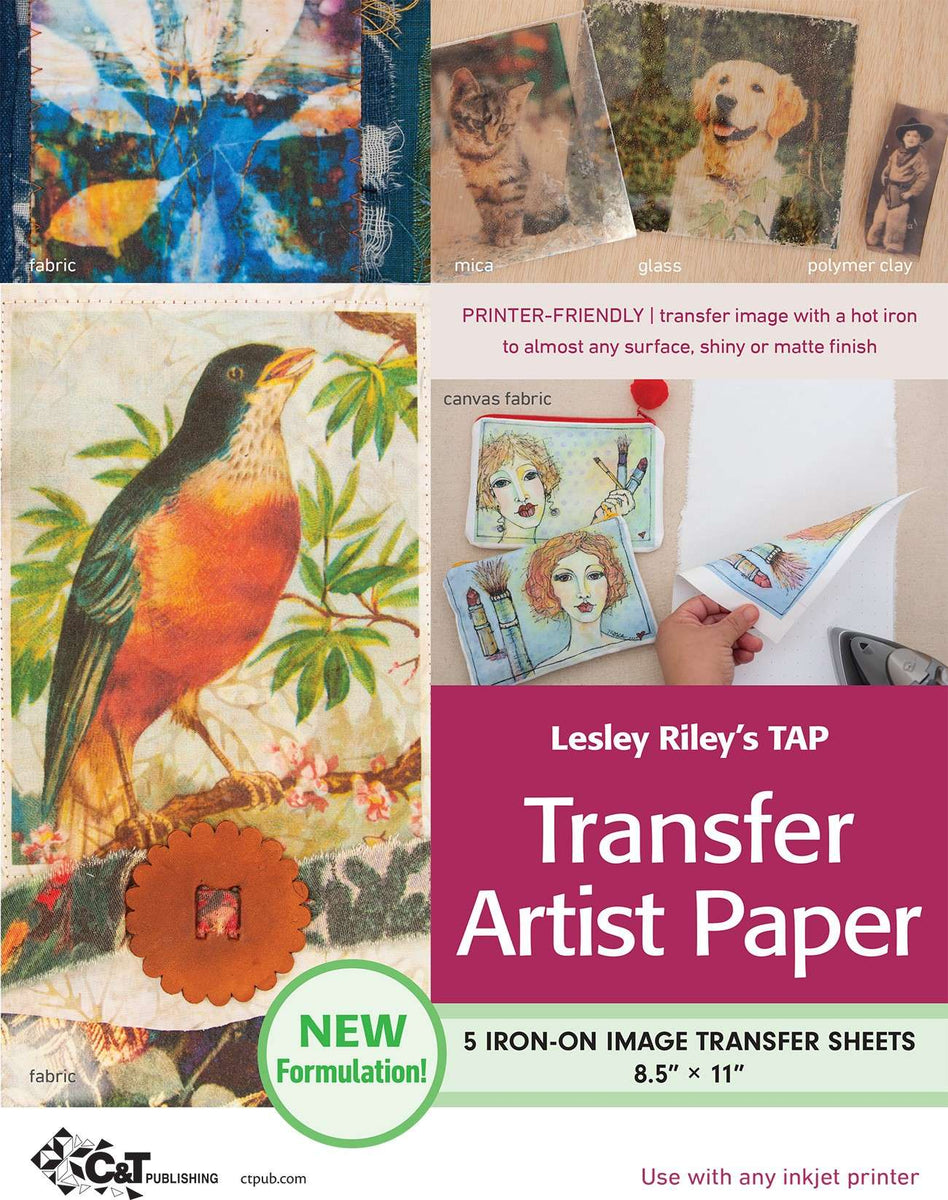 Lesley Riley's TAP Transfer Artist Paper 5pk – Keepsake Quilting