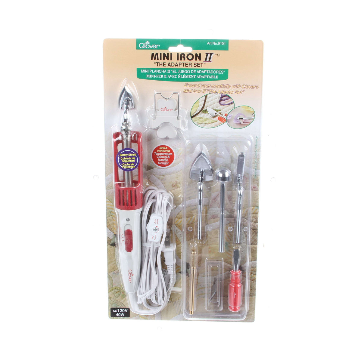 Mini Iron II With Assortment of Tips – Keepsake Quilting