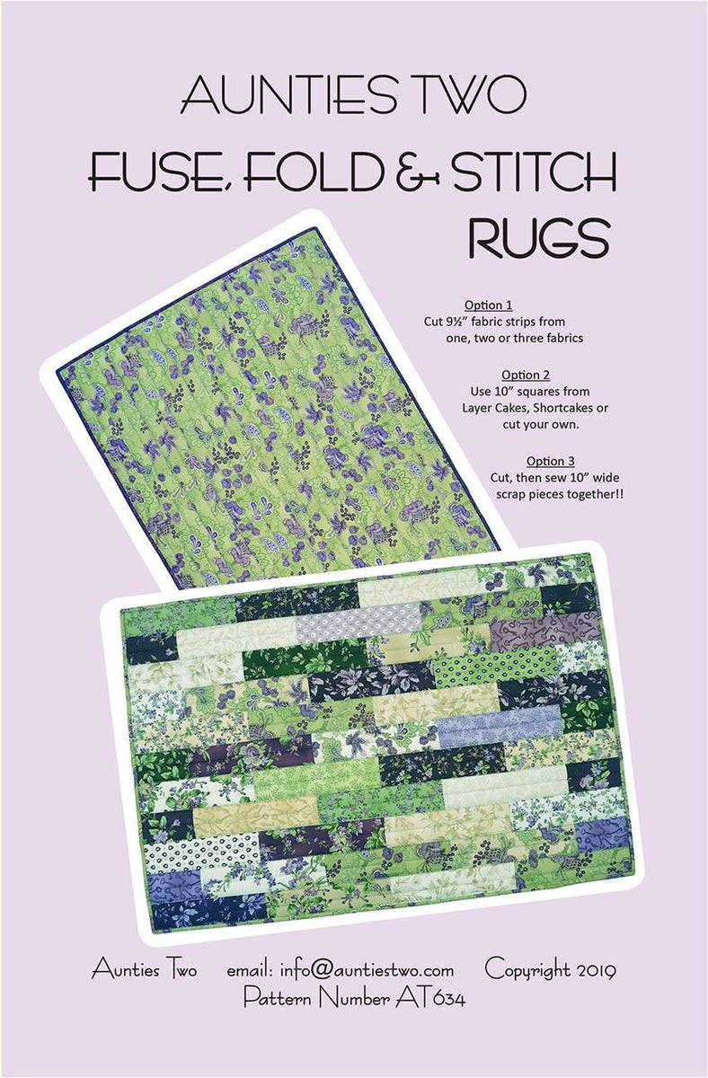 Fuse Fold and Stitch Rugs – Keepsake Quilting