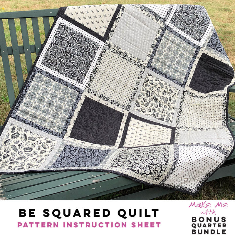 Be Squared Quilt - 10-Piece Bonus Quarter Bundle Pattern – Keepsake ...