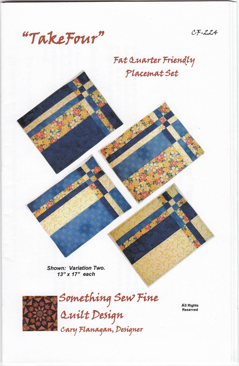 Take Four Placemats – Keepsake Quilting