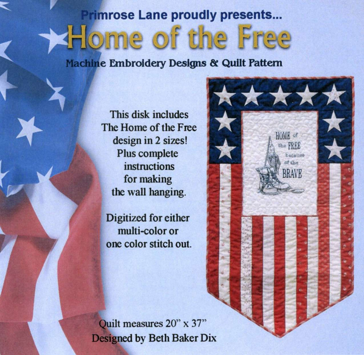 Home of the Free CD by Beth B. Dix – Keepsake Quilting