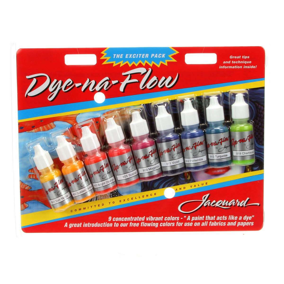 Paint Sampler 9 Pack Dye Na Flow – Keepsake Quilting