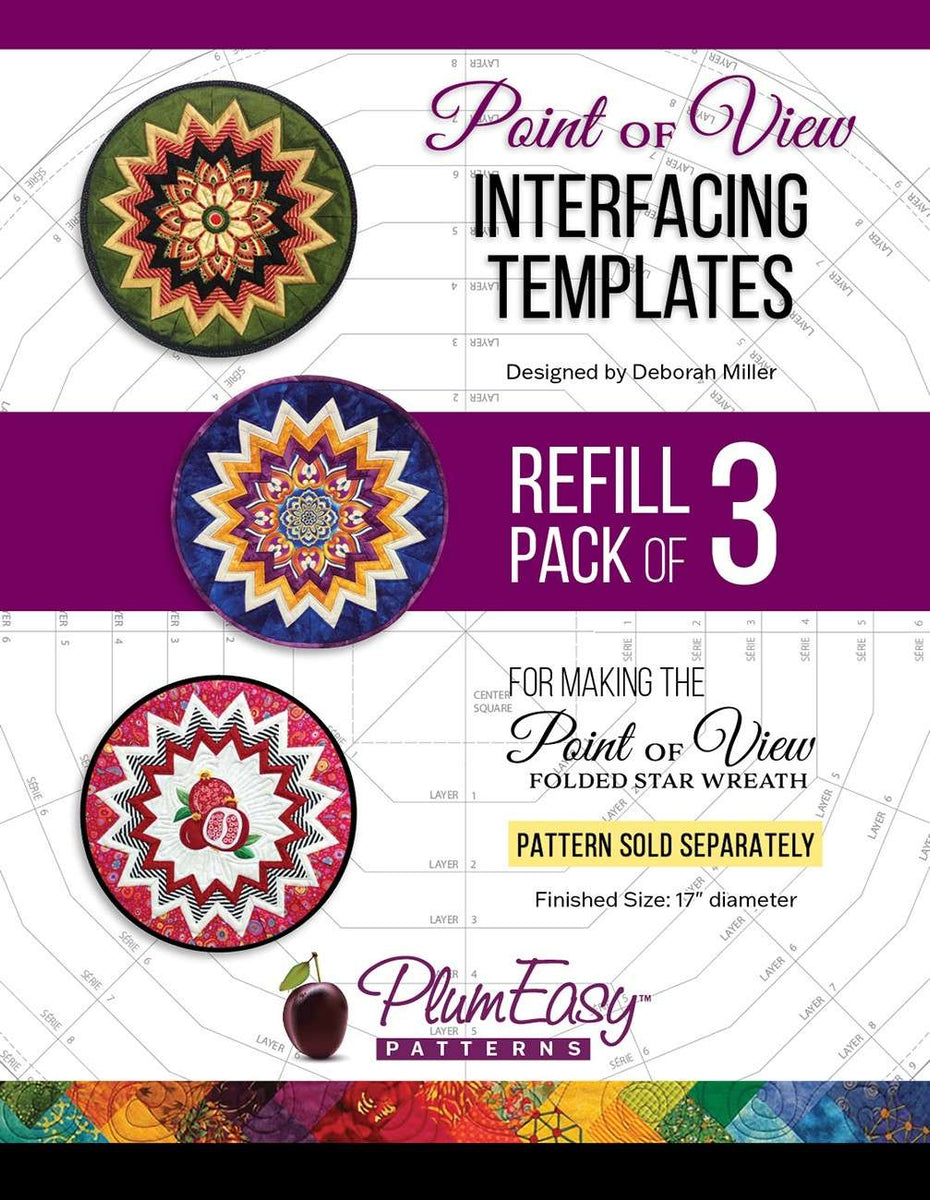 Point of View Interfacing Templates 3pk – Keepsake Quilting