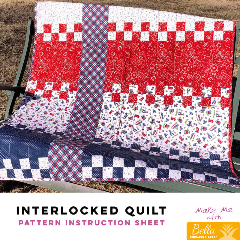 Interlocked Quilt - Bella Pineapple Pack Pattern – Keepsake Quilting