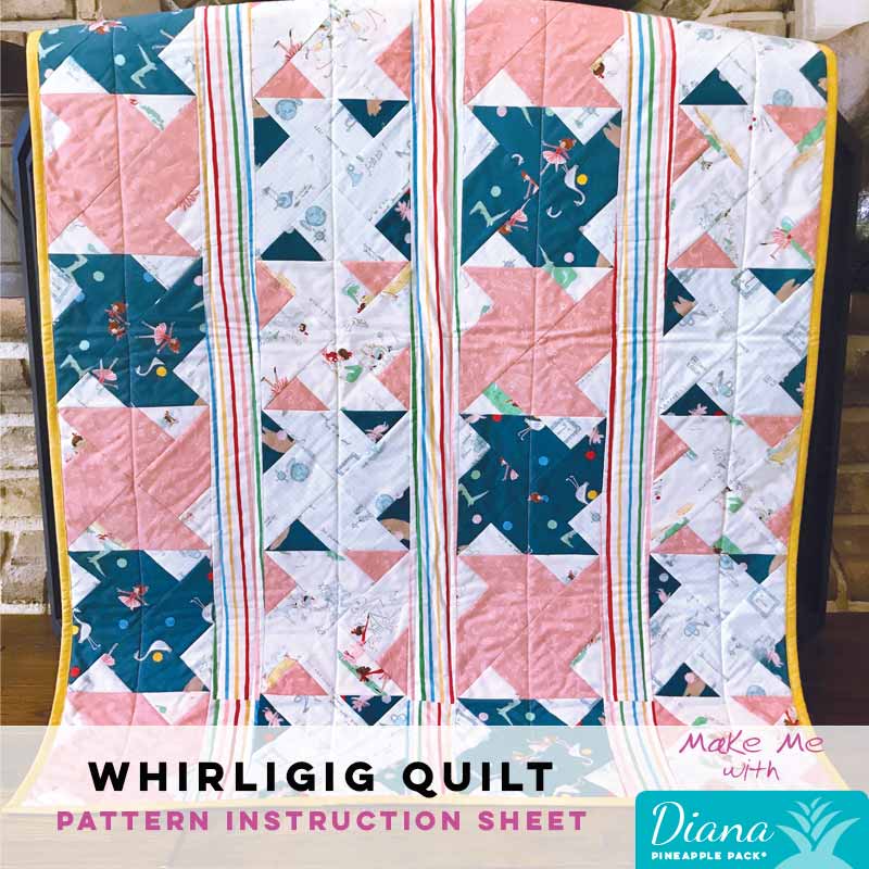 Whirligig Quilt - Diana Pineapple Pack Pattern – Keepsake Quilting
