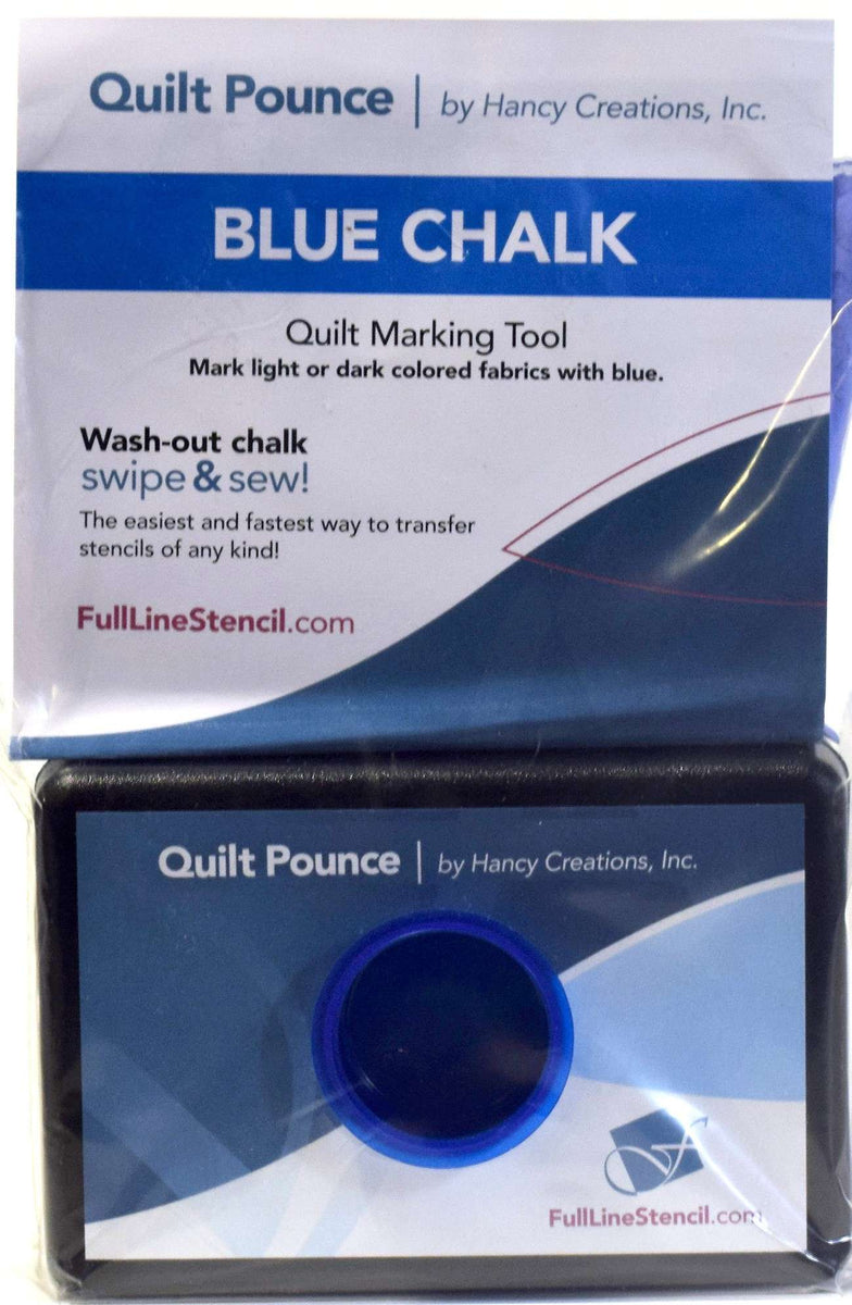 Stencil Chalk Transfer Quilt Pounce Pad Blue – Keepsake Quilting