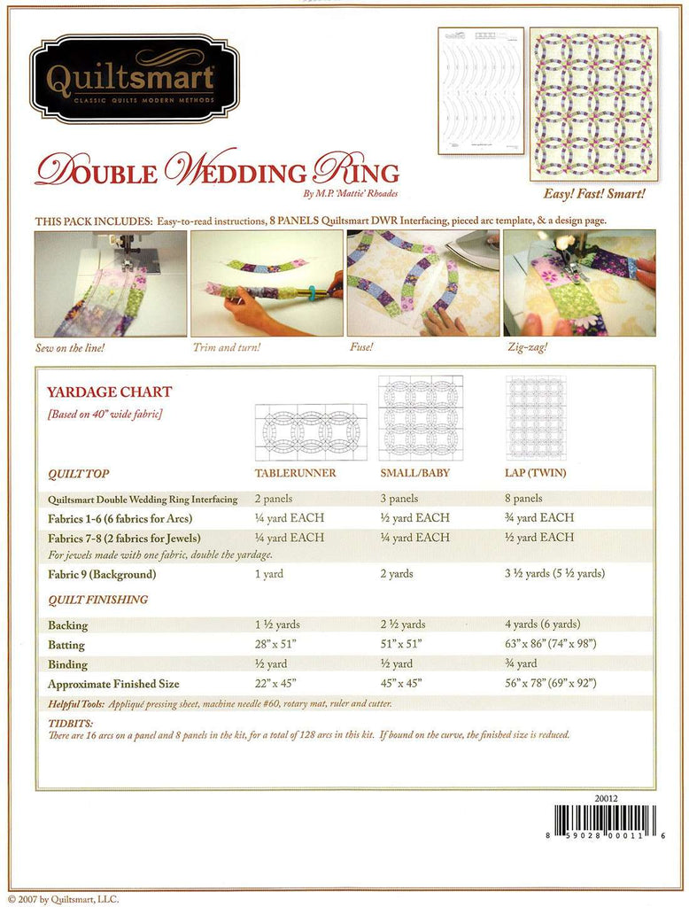 Double Wedding Ring Classic Pack by Quiltsmart – Keepsake Quilting