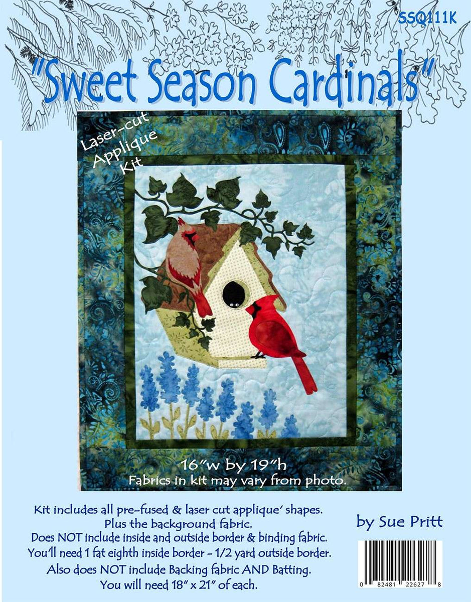 Sweet Season Cardinals Kit – Keepsake Quilting