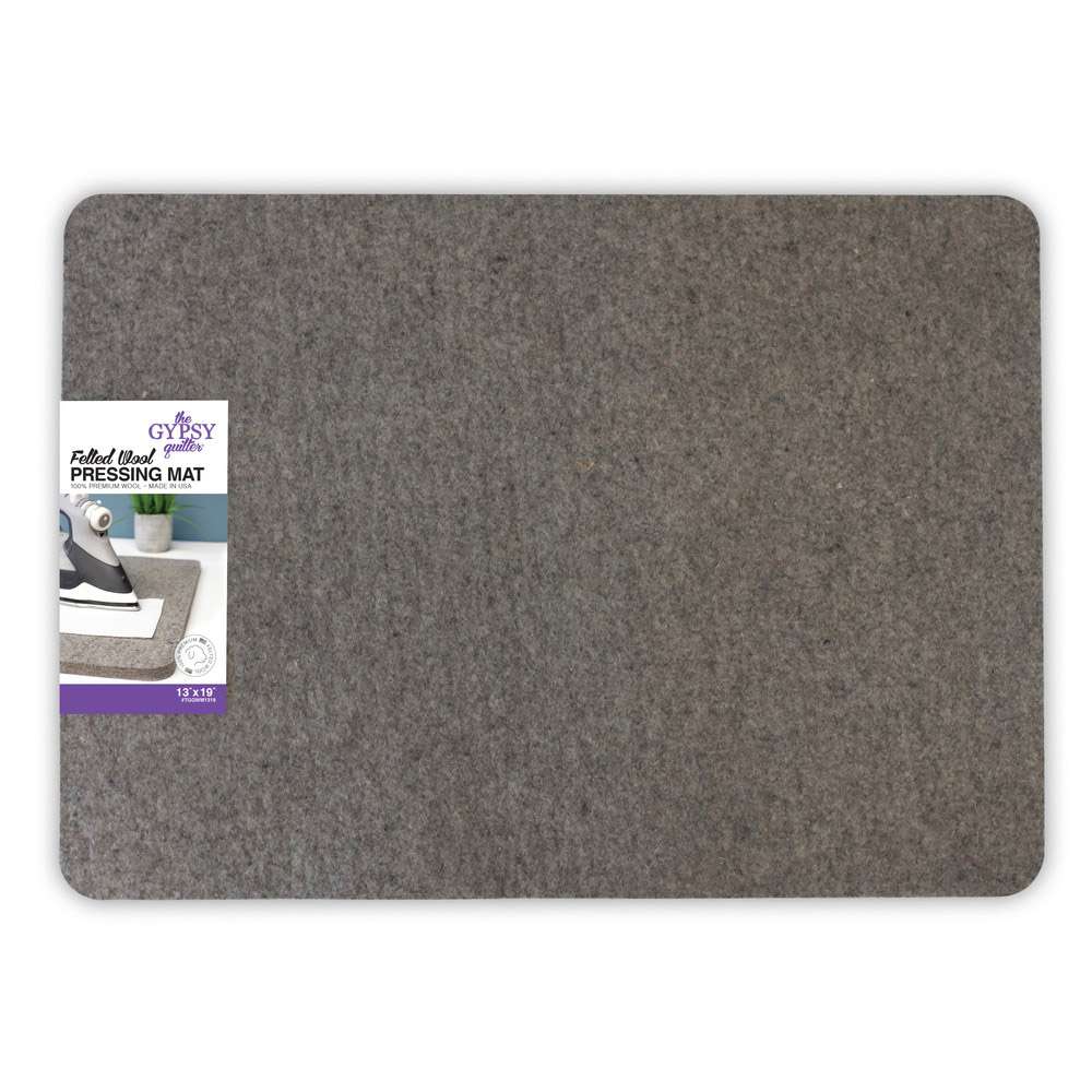 Gypsy Quilter Wool Pressing Mat 14" Wide x 18" Long x 1/2in Thick ...