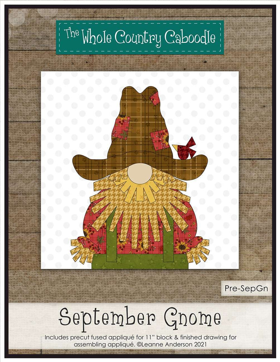 September Gnome Precut Fused Applique Pack – Keepsake Quilting