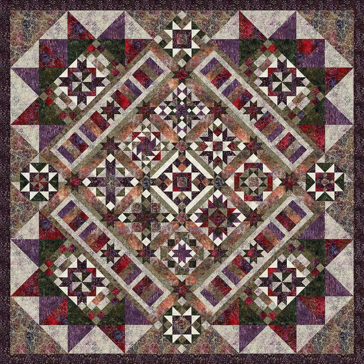Plum Fusion Pattern by Wing and a Prayer Design - Pattern Only ...